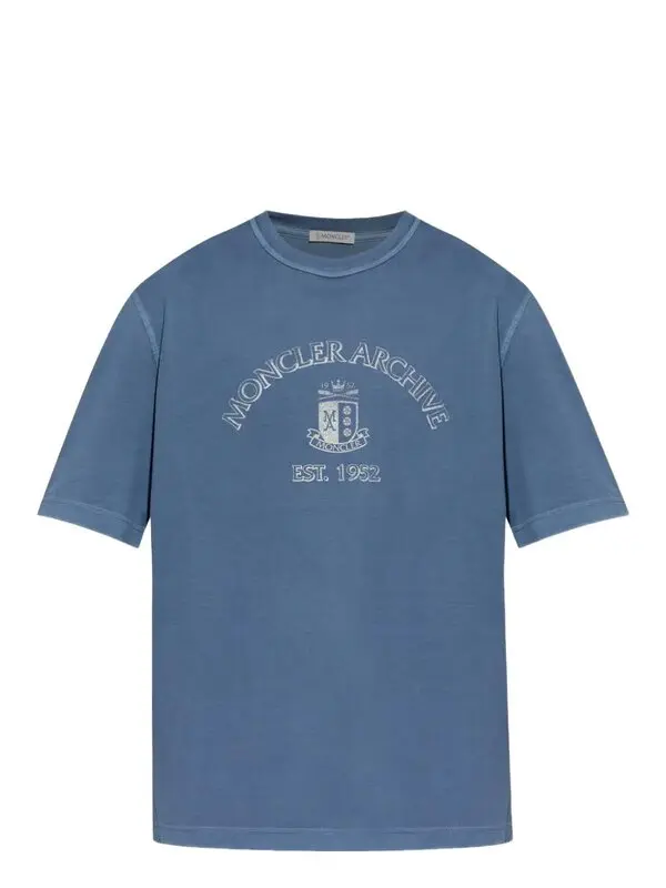 Moncler Signature Mini Short Sleeve T-shirt - Blue