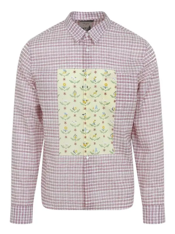 Prada Printed Cotton Shirt - Red