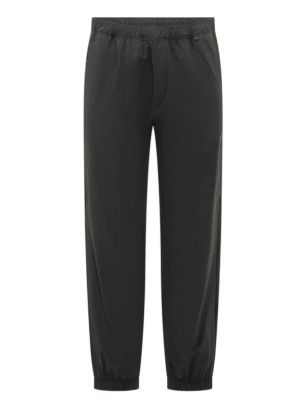 Moncler Tailored Trousers With Elasticated Cuffs - Nero