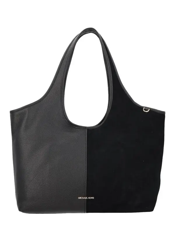 Michael Kors Monogram Shoulder Bag - Black