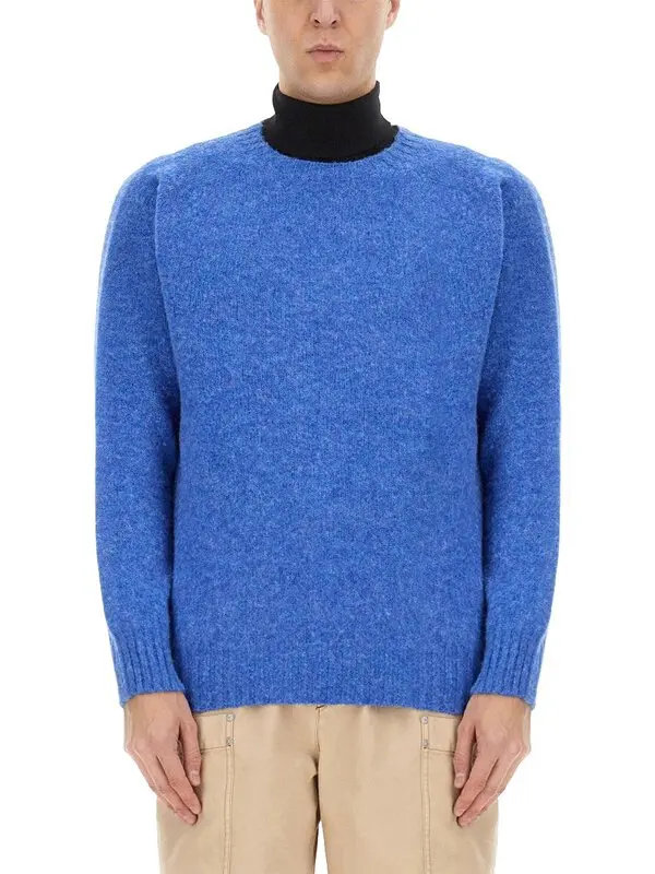 Howlin' Fine Wool Crew Neck Pullover - Azure