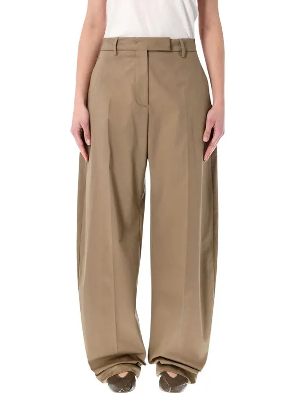 THE LATEST Tailored Trousers - Brandy