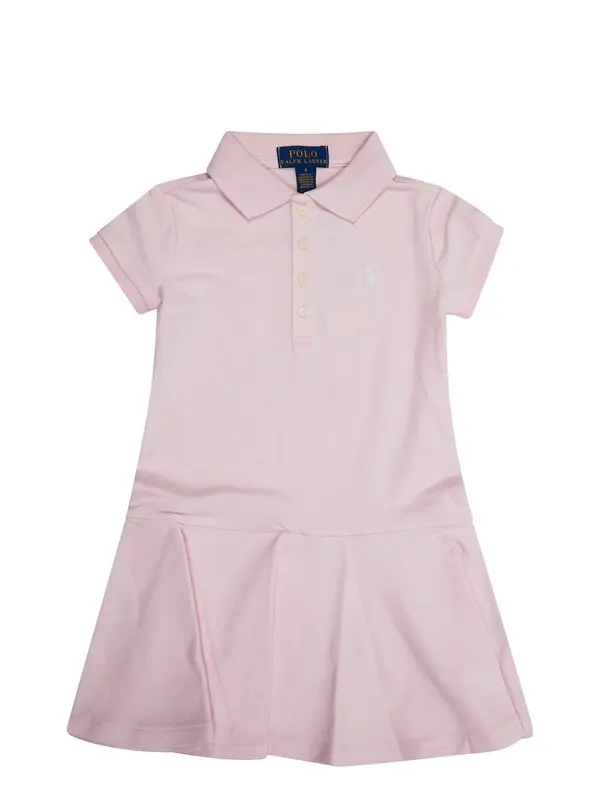 Polo Ralph Lauren Piquet Mini Polo Dress - Rosa