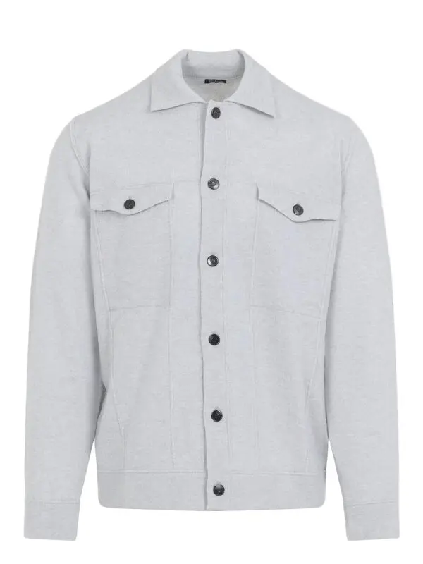Kiton Button-fastening Flap-pocket Shirt Jacket - Grey