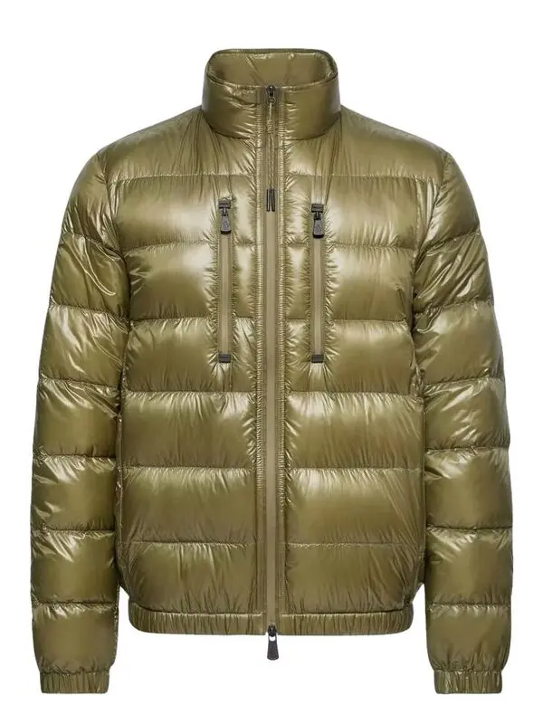 Moncler Quilted Bomber Jacket - Mediumgrey