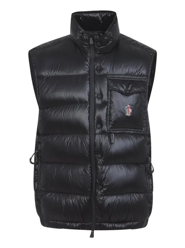 Moncler Quilted Padded Gilet - Black