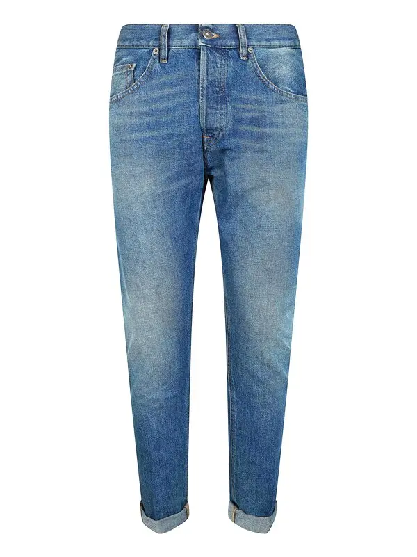 DONDUP Icon Regular-fit Jeans In Rigid Denim - Blu