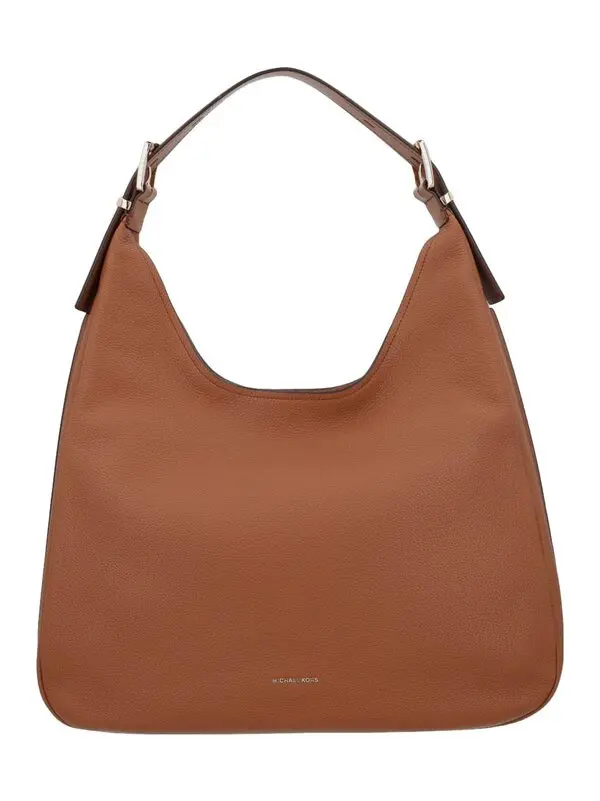 Michael Kors Soft Leather Hobo Bag - Buff