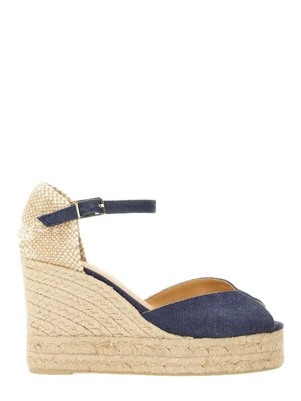 CastaÑer Espadrille Wedge Sandals - Blue
