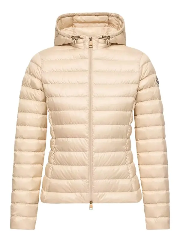 Moncler Hooded Down-filled Water-resistant Coat - Beige