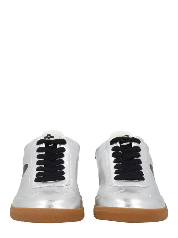 Isabel Marant Étoile Low-top Leather Sneakers - Silver