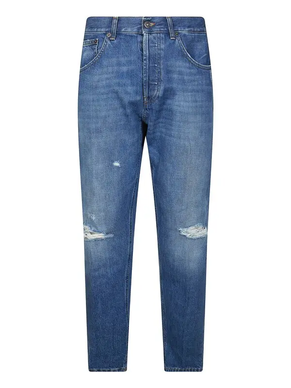 DONDUP Carrot Slim Fit Jeans - Blu