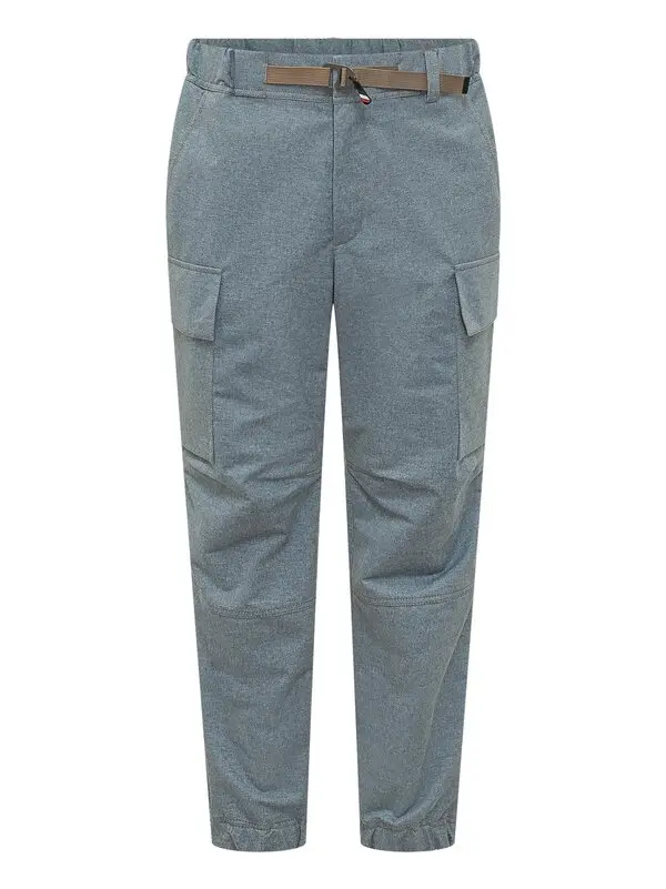 Moncler Belted Cargo Trousers - Denim