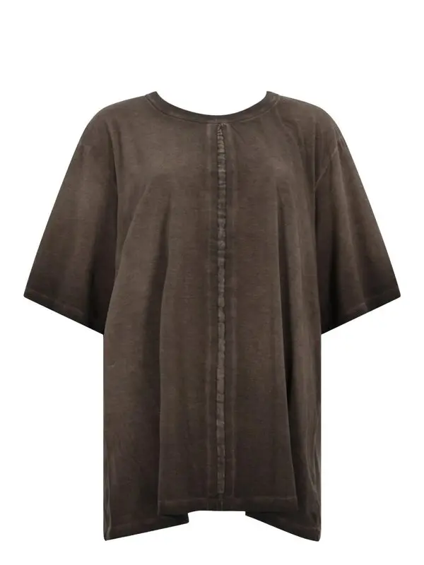 UMA WANG Overdyed T-shirt - Brown
