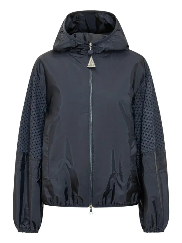 Moncler Zelkova Hooded Zip Jacket - Blu