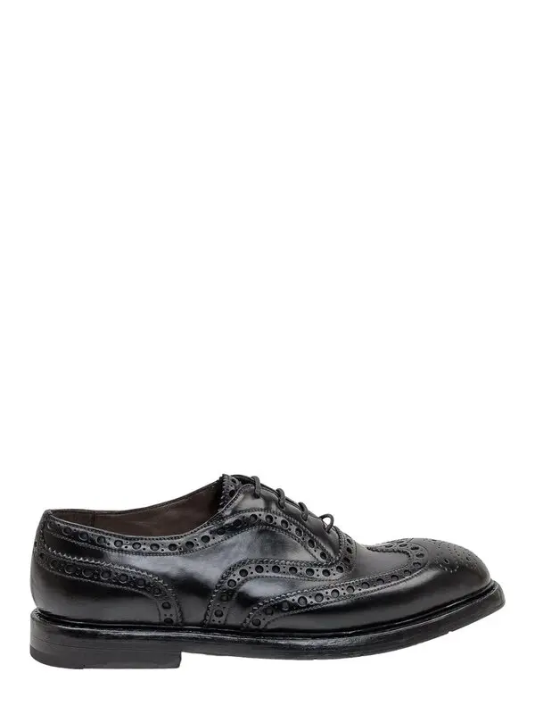Premiata Classic Brogue Lace-ups - Nero
