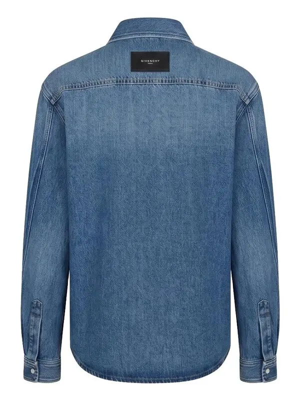 Givenchy Casual Shirt With Pocket Medium - Medium Blue