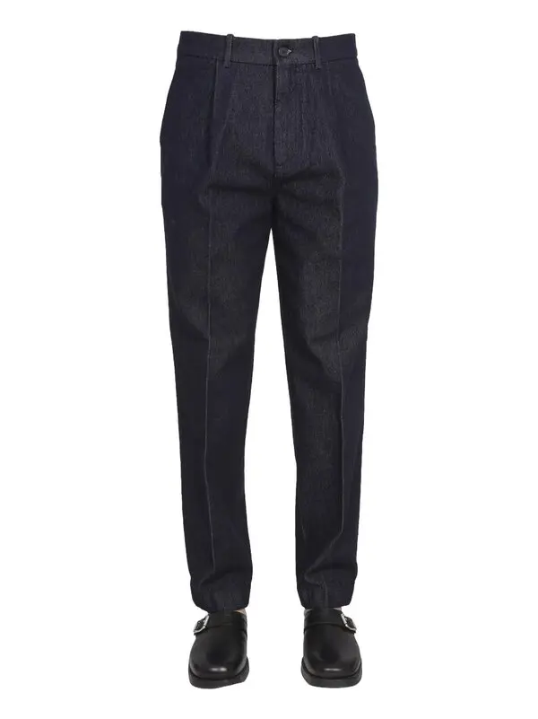 DEPARTMENT 5 Pleated Trousers - Blue