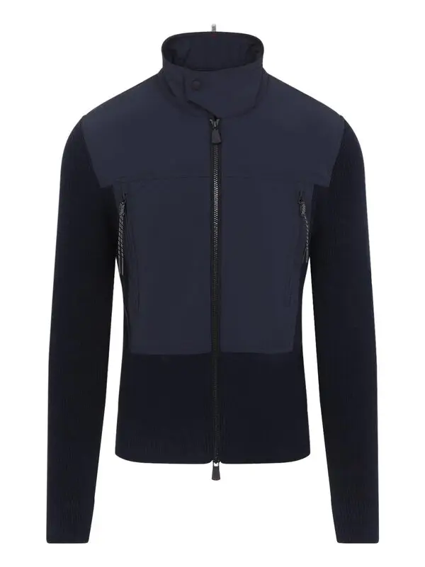 Moncler Cotton Cardigan - Blue
