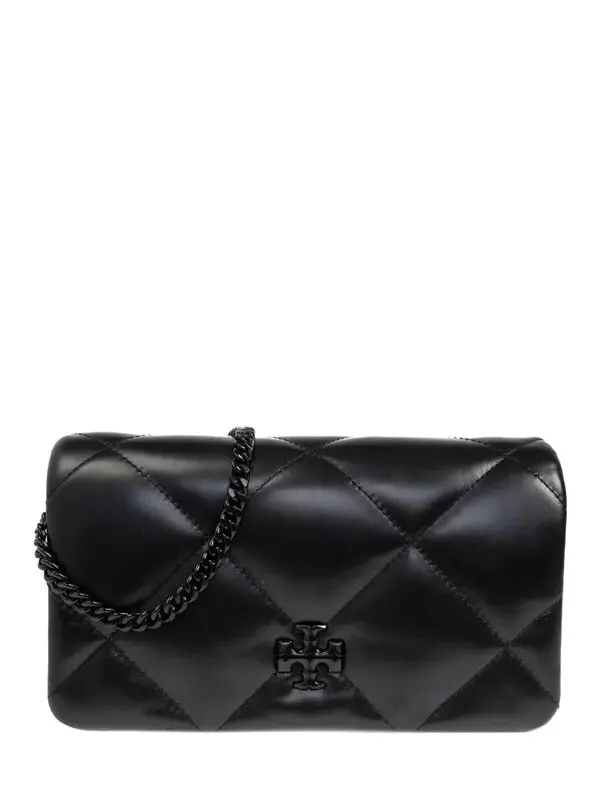 Tory Burch Quilted Leather Chain Shoulder Bag - Black