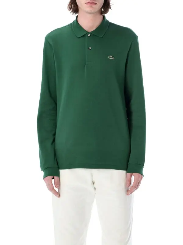 Lacoste Timeless Long-sleeve Polo Shirt - Green
