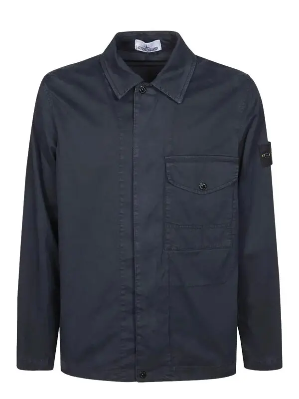 Stone Island Mini Shirt Collection - Navyblue