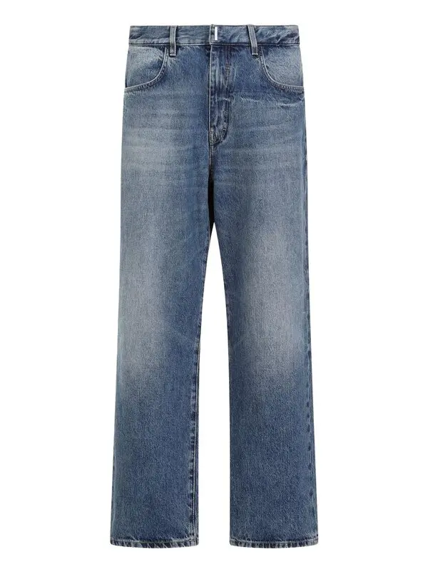 Givenchy Jeans With Metal 4g Detail - Denim