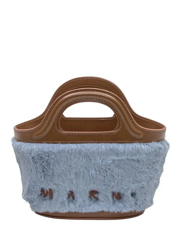 Marni Textured Tote Handbag - Azzurro