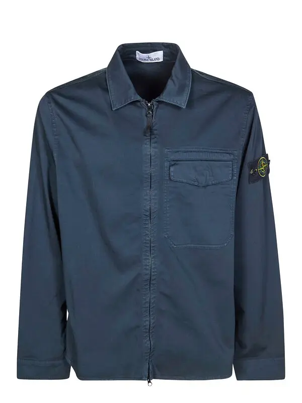 Stone Island Stylish Mini Shirt Ss26 Collection - Blu