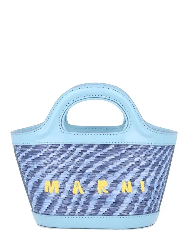 Marni Woven Tote Bag - Blue
