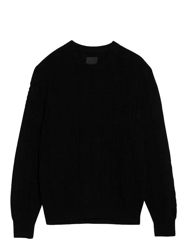 Givenchy 4g Jacquard Cotton Jumper - Black