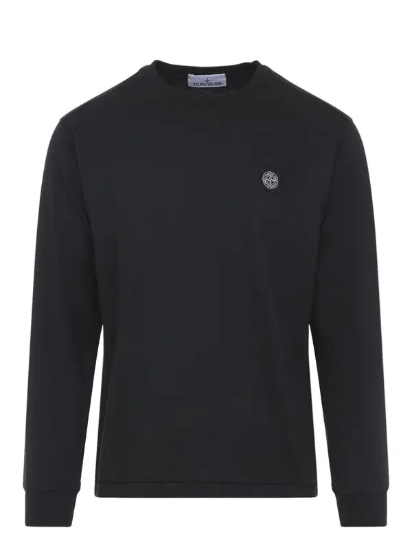 Stone Island Long Sleeve T-shirt - Black