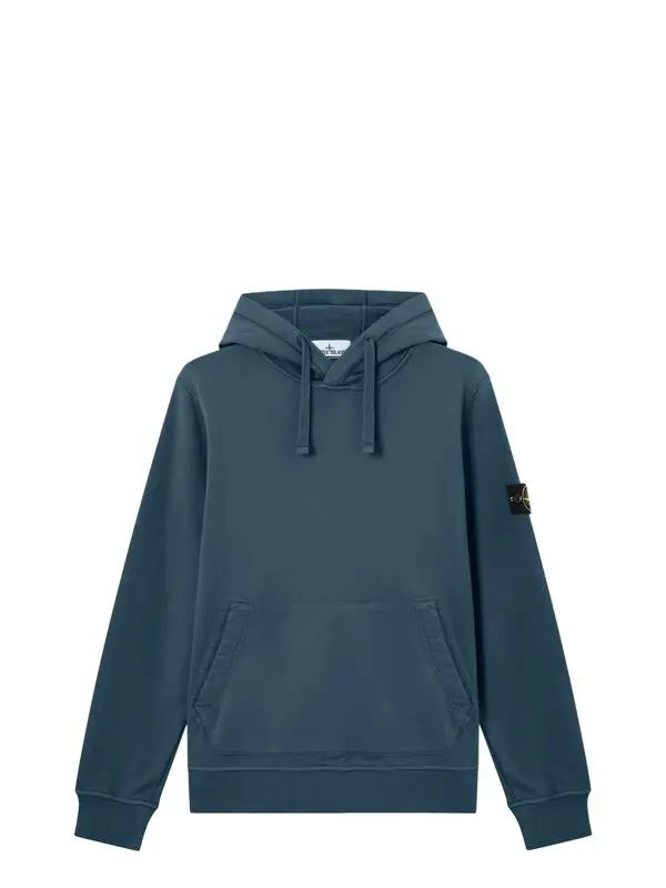 Stone Island Ribbed Neckline Sweatshirt Size - Blu