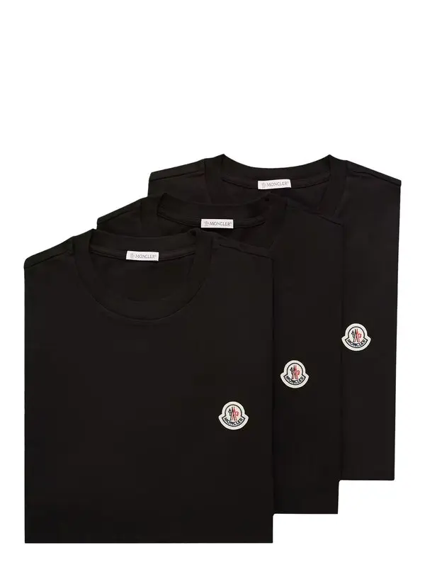 Moncler Classic Cotton T-shirt Size - Nero