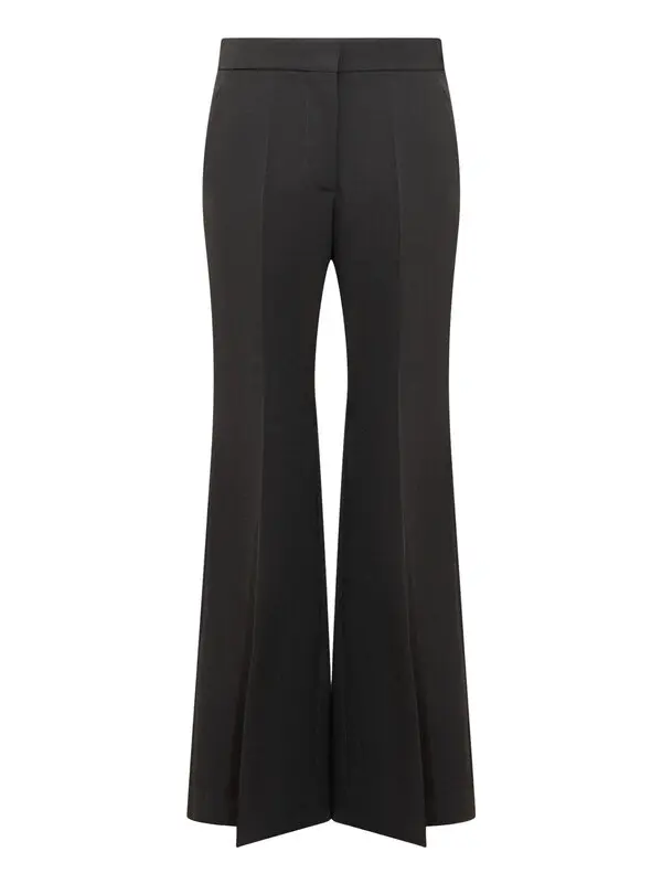 Givenchy Tailored Flared Wool Trousers - Black