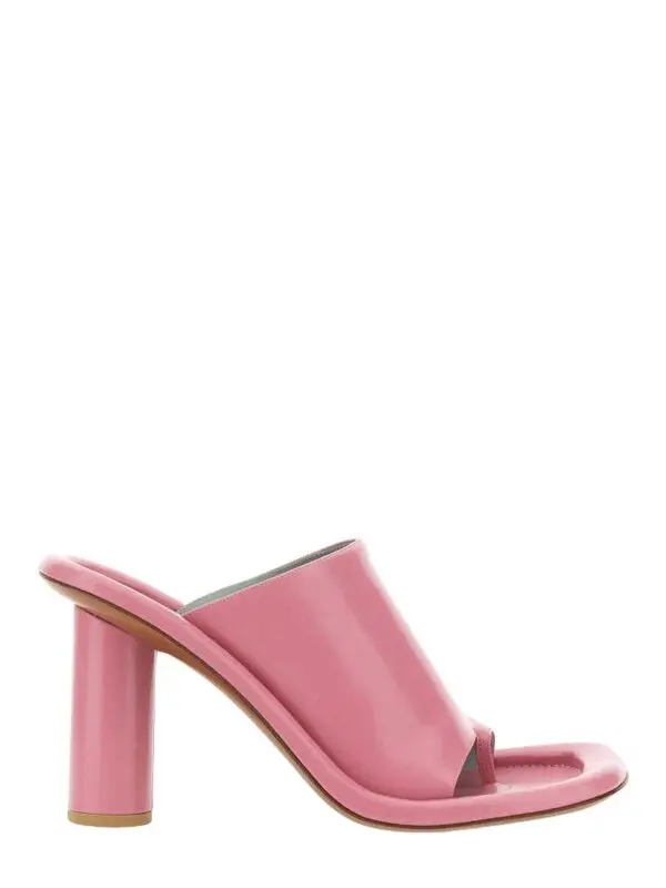 AMBUSH Leather Block Heel Sandals - Pink