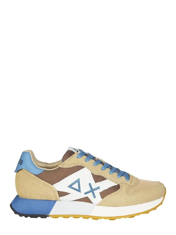 SUN 68 Lace-up Sneakers - Beige