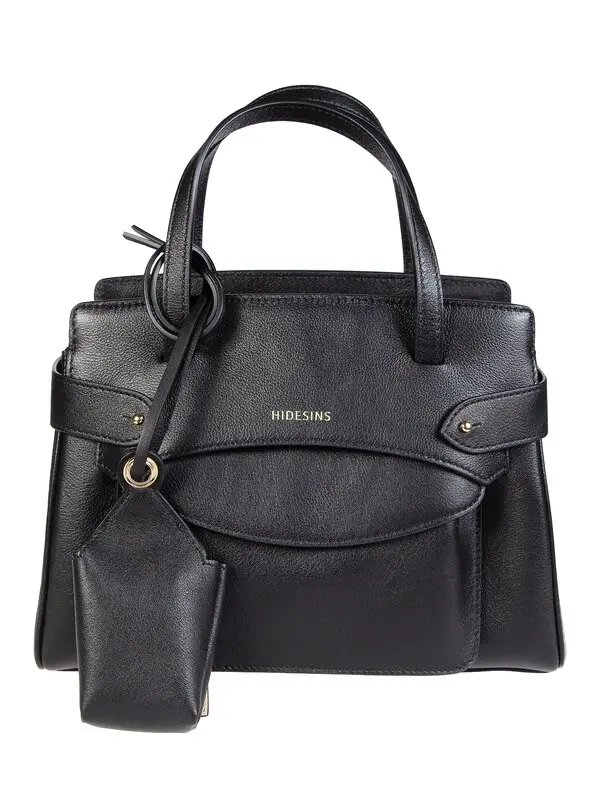 HIDESINS Vintage-inspired Buckled Crossbody Bag - Nero