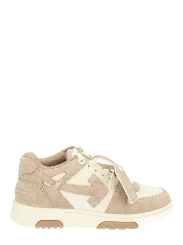 Off-White Out Of Office" Sneakers - Beige