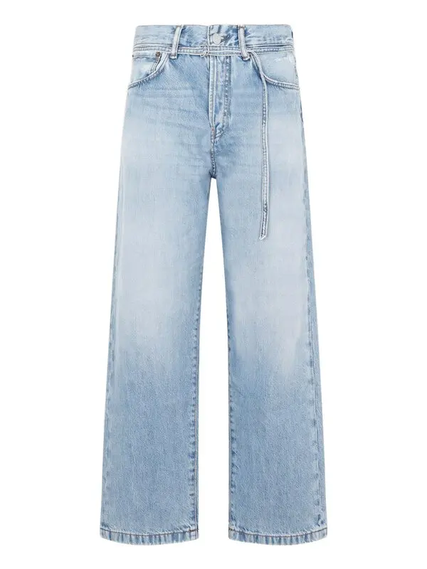 Acne Studios Straight-leg Cotton Jeans - Blue