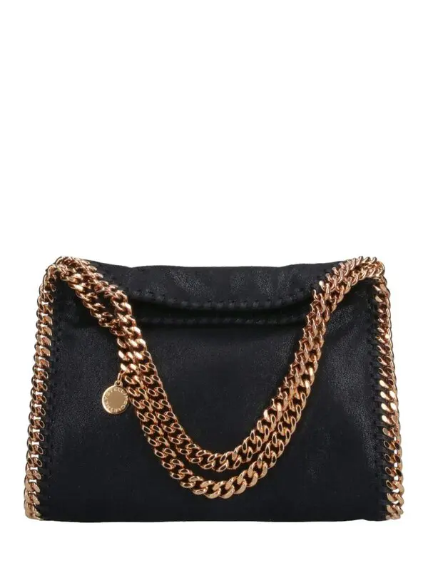 Stella McCartney Faux Leather Mini Falabella Tote - Black