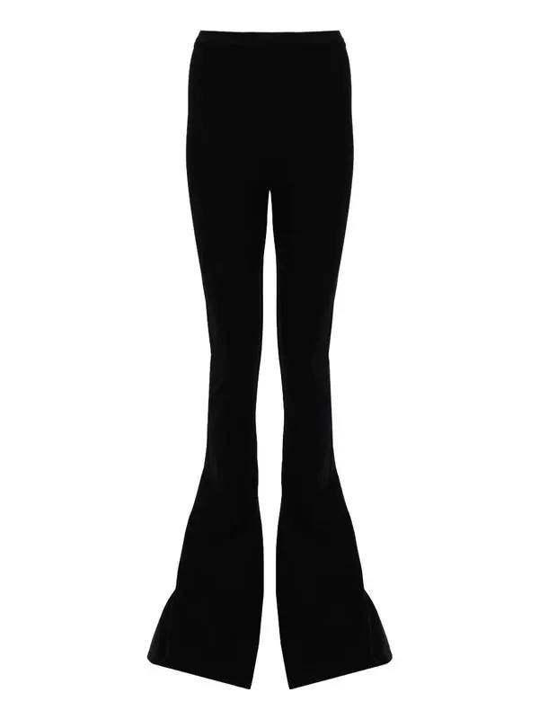 Rick Owens Carmen Flared Trousers - Black