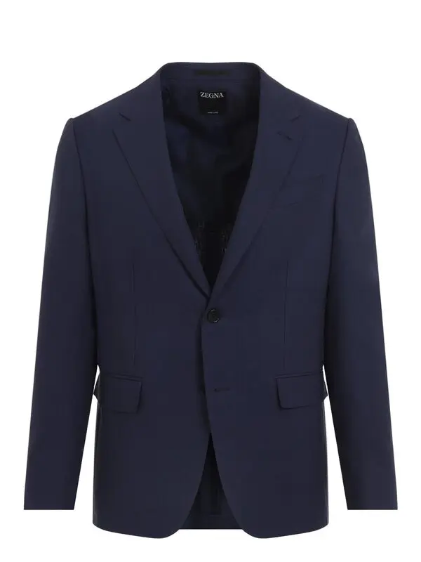Zegna Oasi Linen Blazer - Blue