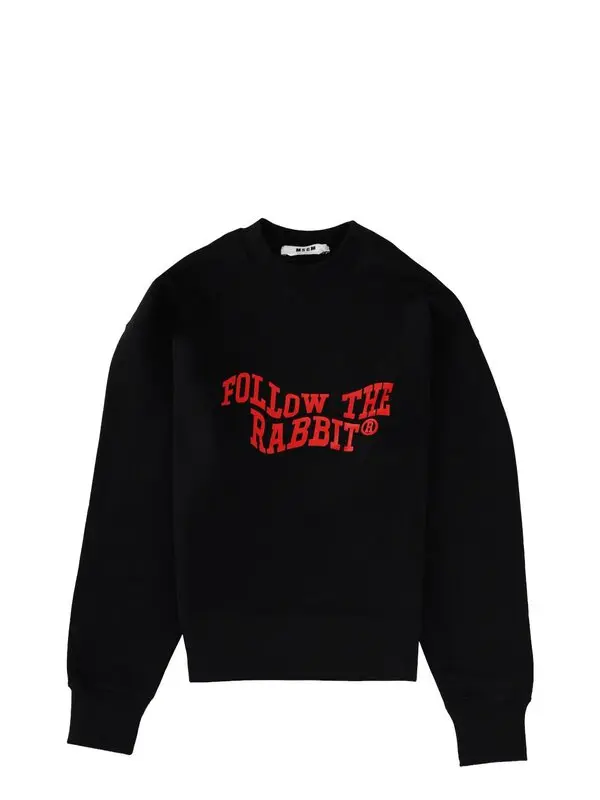 MSGM Graphic Sweatshirt - Black