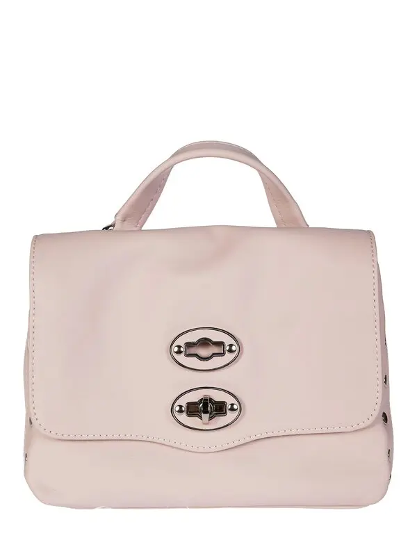 ZANELLATO Postina Baby Leather Turn Lock Crossbody Bag - Rosa
