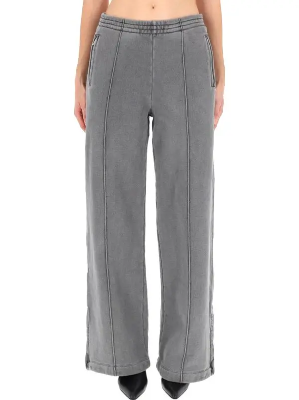 Our Legacy Wide-leg Fleece Sweatpants - Black
