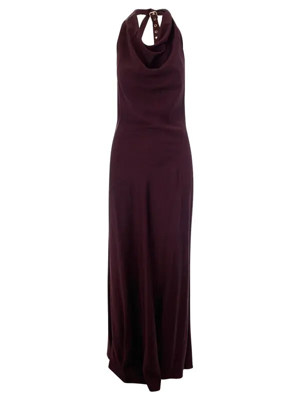 Liu Jo Cowl Neck Maxi Dress - Brushed