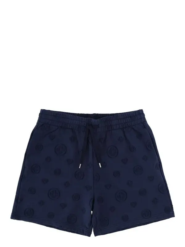 Casablanca Applique Monogram Sweatshorts - Blue