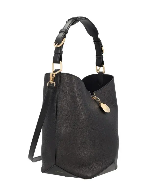 LANVIN Leather Bucket Bag - Black