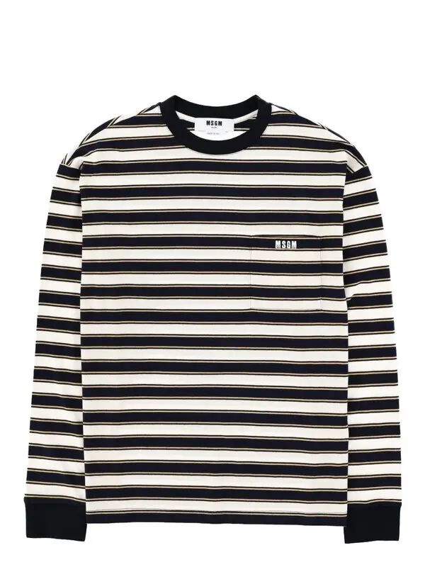 MSGM Logo Graphic T-shirt For Ss26 Collection - Multicolour
